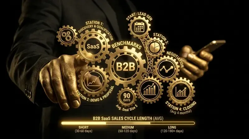 B2B SaaS Sales Cycle Length Benchmarks 2026: Average Days by ACV and ...
